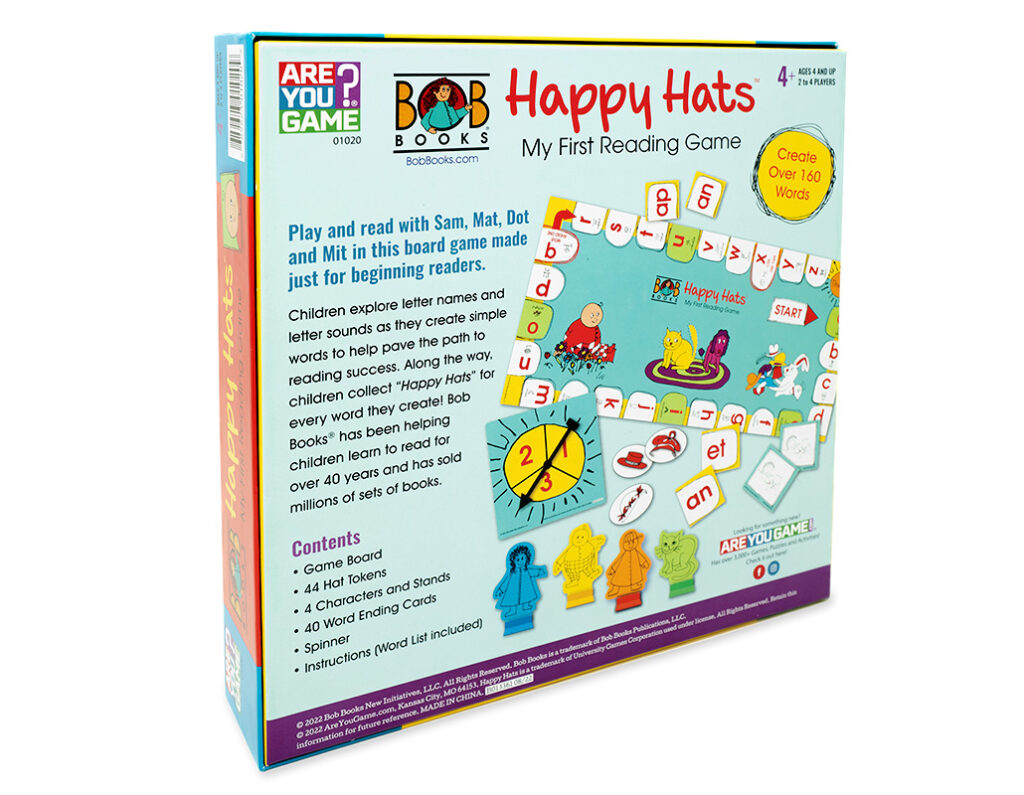 Happy Hats Board Game | Bob Books